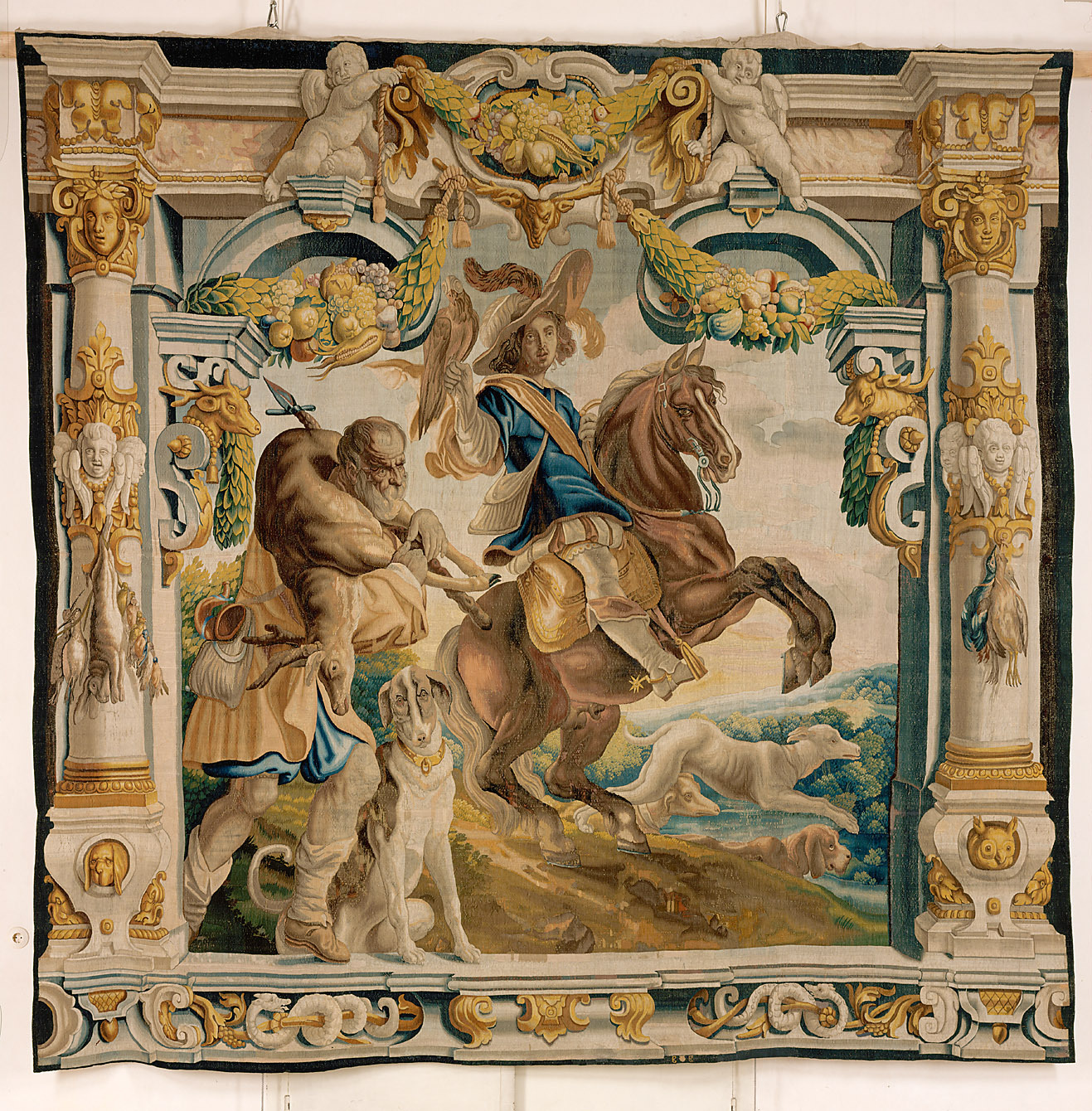 Kunsthistorisches Museum: 2. Jäger zu Pferd, einen Falken auf der Faust