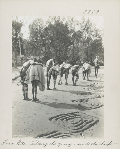 Bora Rite: Taking the young men to the chiefs | Weltmuseum Wien