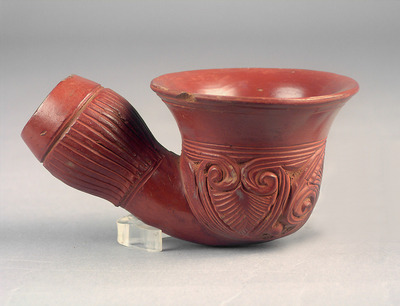 Pipe bowl for the long-stemmed Turkish tobacco pipe (chibouk ...