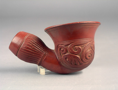 Pipe bowl for the long-stemmed Turkish tobacco pipe (chibouk ...