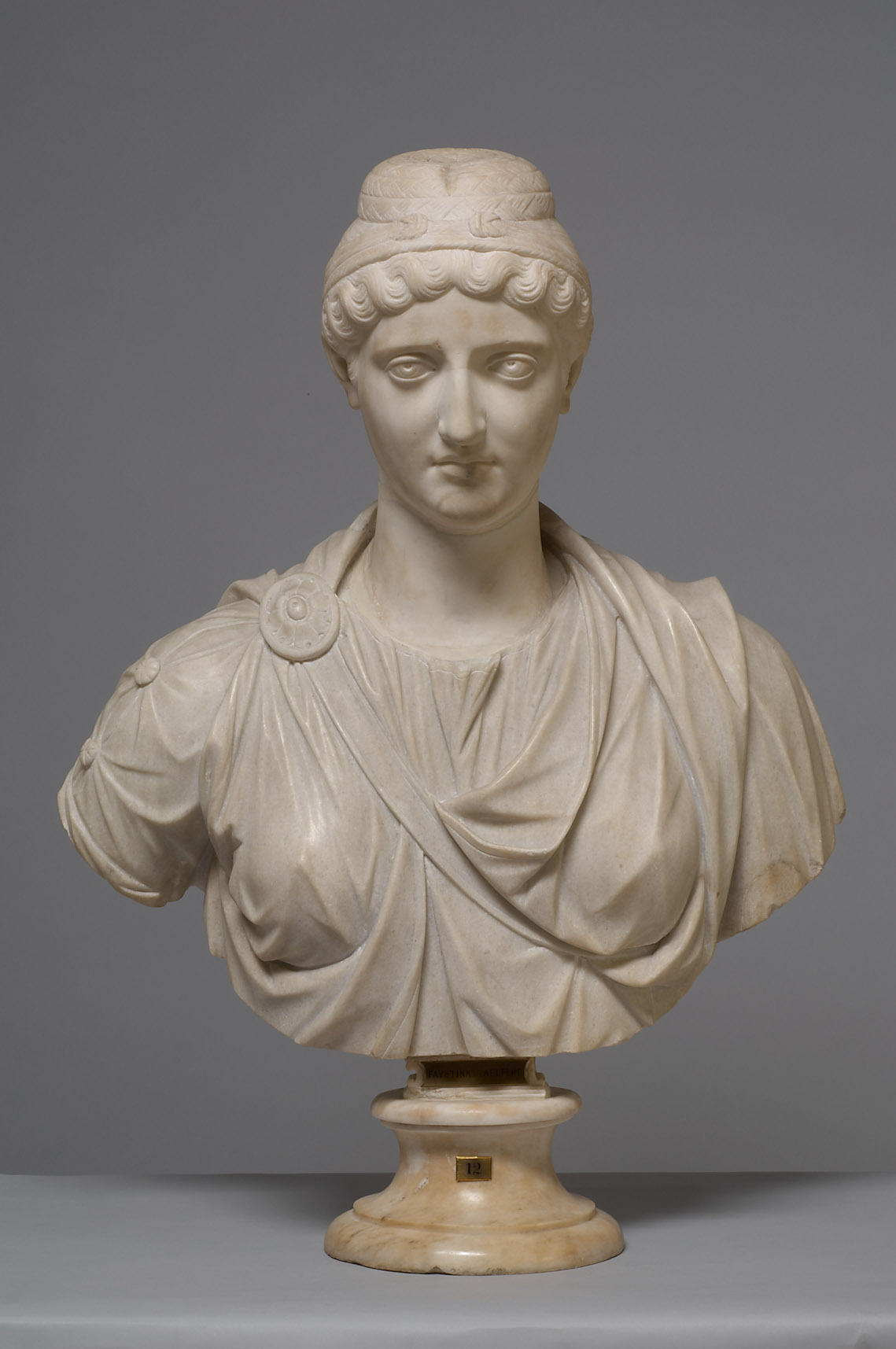Kunsthistorisches Museum: Porträtbüste: Faustina Maior (105 - 140)
