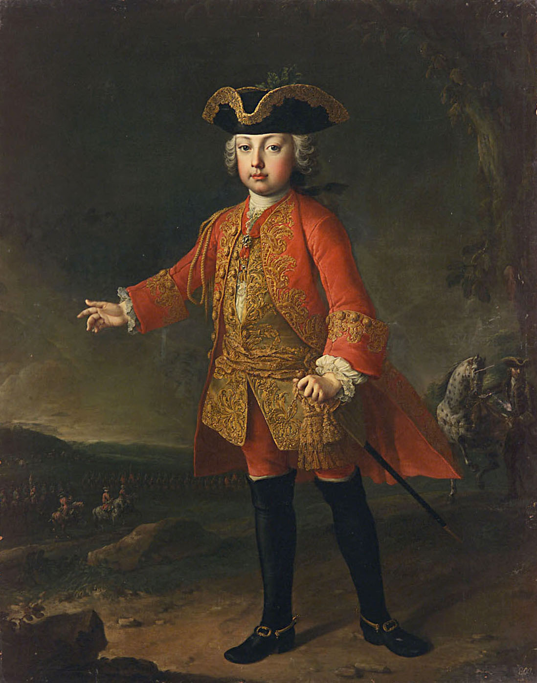 Kunsthistorisches Museum: Erzherzog Joseph (II.) (1741-1790) als Knabe