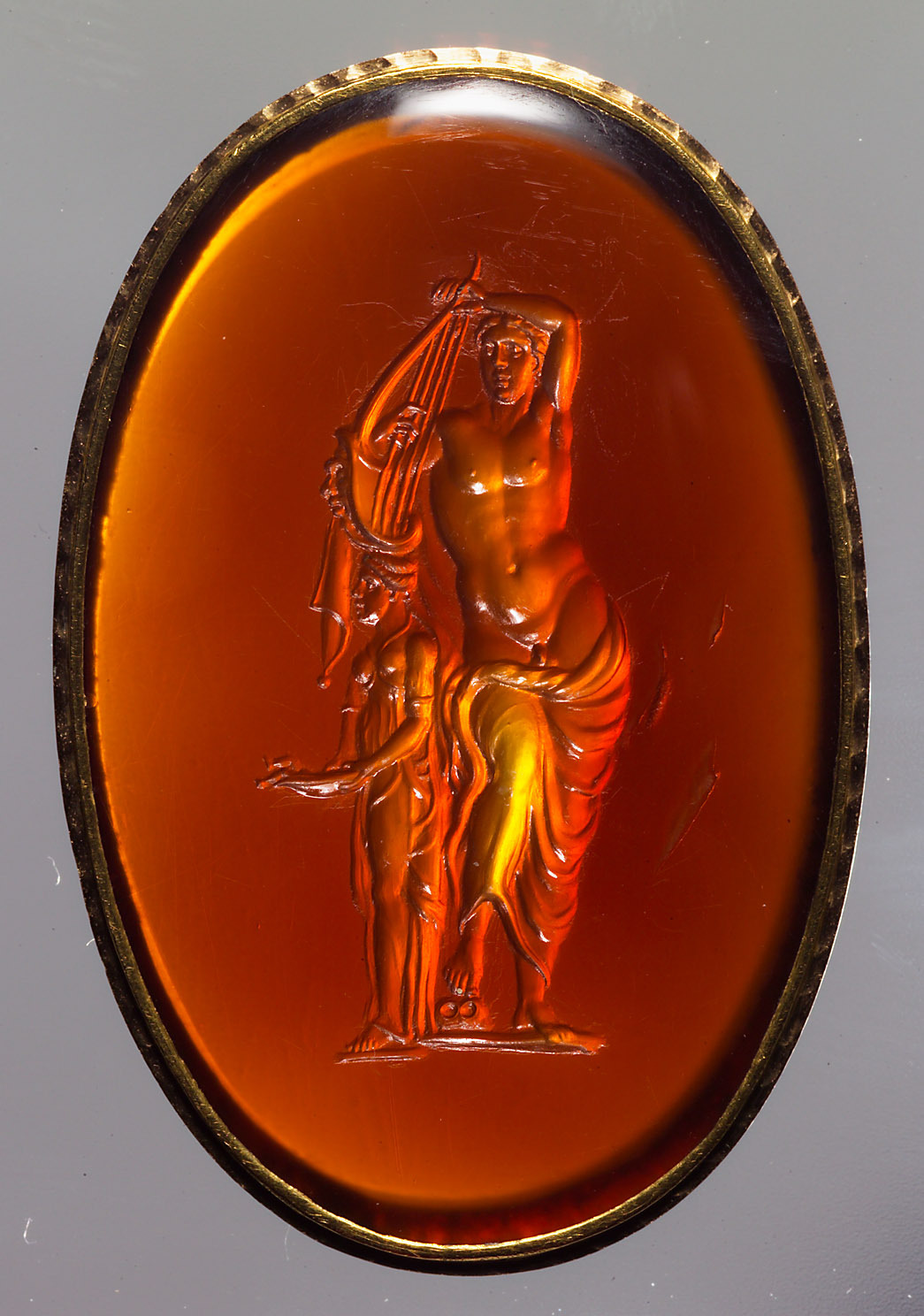 Kunsthistorisches Museum: Gemme: Apollo mit der Kithara