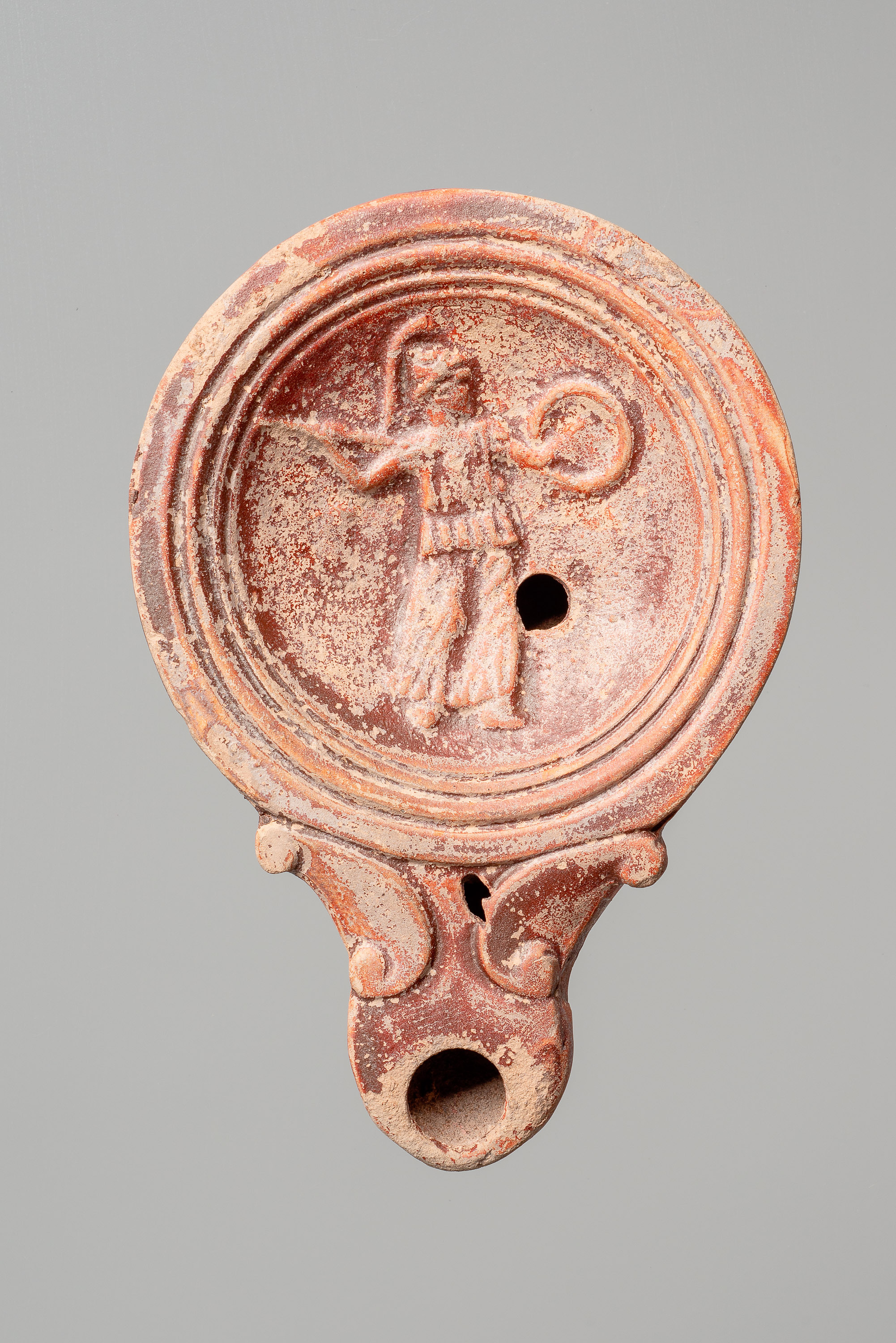 Kunsthistorisches Museum: Lampe: Athena mit Lanze