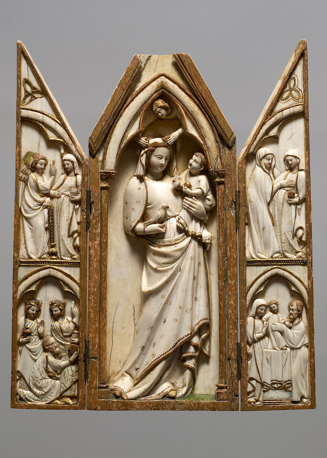 Kunsthistorisches Museum: Flügelaltärchen; Triptychon