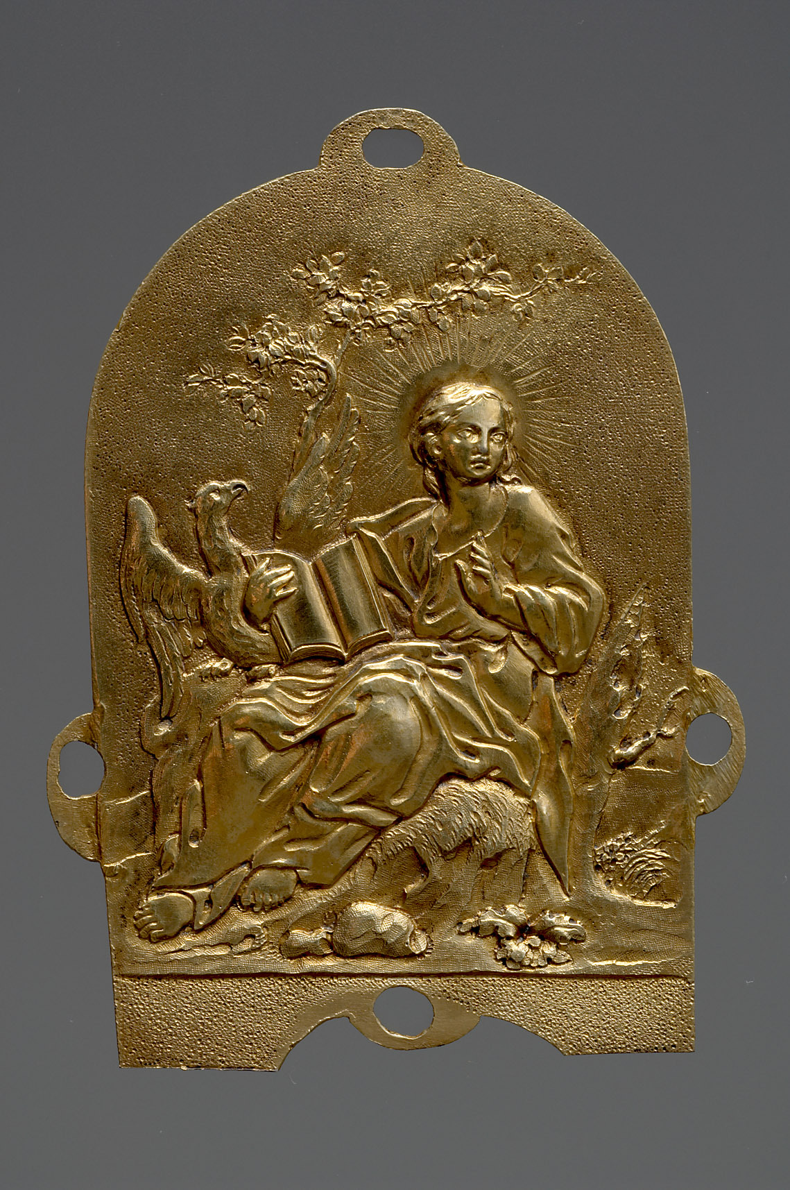 Kunsthistorisches Museum: Evangelist Johannes; Rest einer substitutorischen Reichskrone Kaiser ...