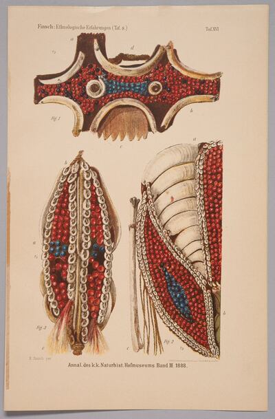 Finsch-Illustration Nr. 3 (Druckgrafik) | Weltmuseum Wien