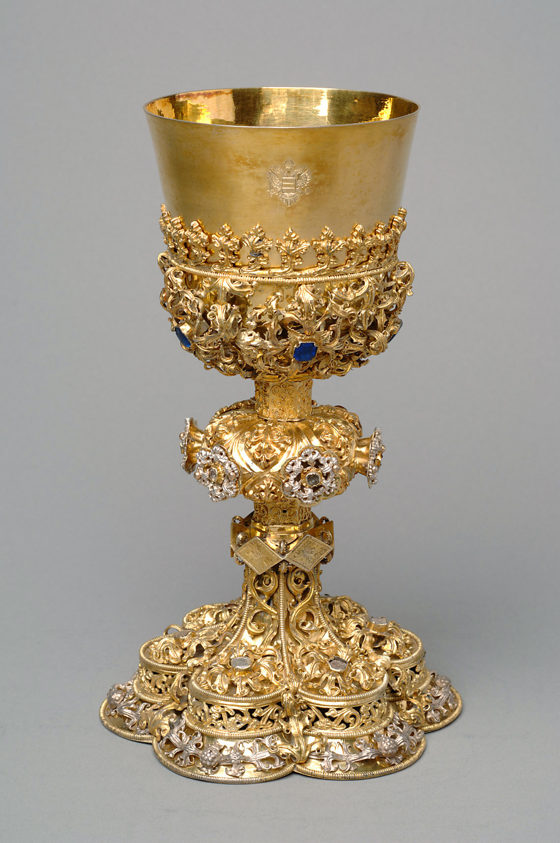 Kunsthistorisches Museum: Spätgotischer Messkelch mit Patene